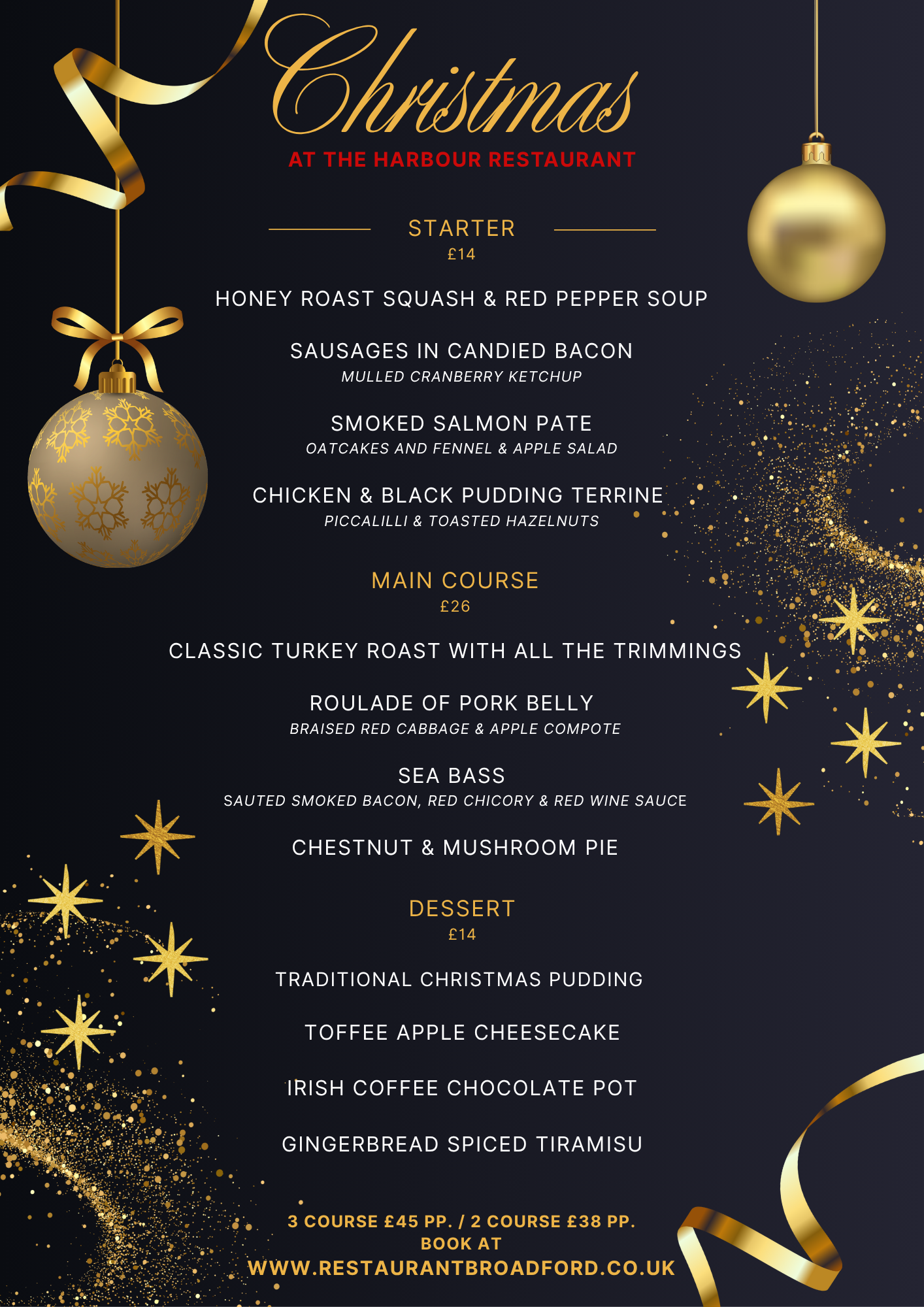Christmas - Harbour Restaurant